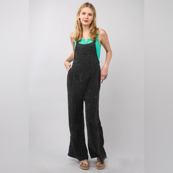 Zenana Outfitters | Pants & Jumpsuits | Very J Texture Washed Wide Leg ...